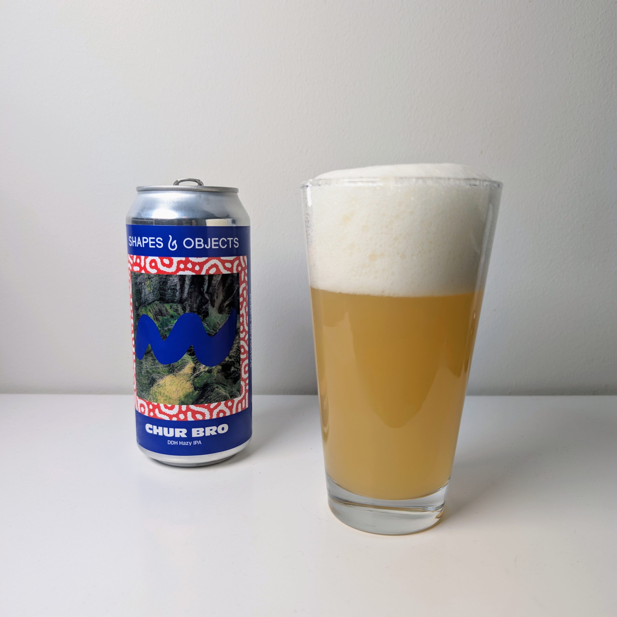 Chur Bro DDH Hazy IPA - Shapes and Objects Beer Co and Ekerö Brygghus